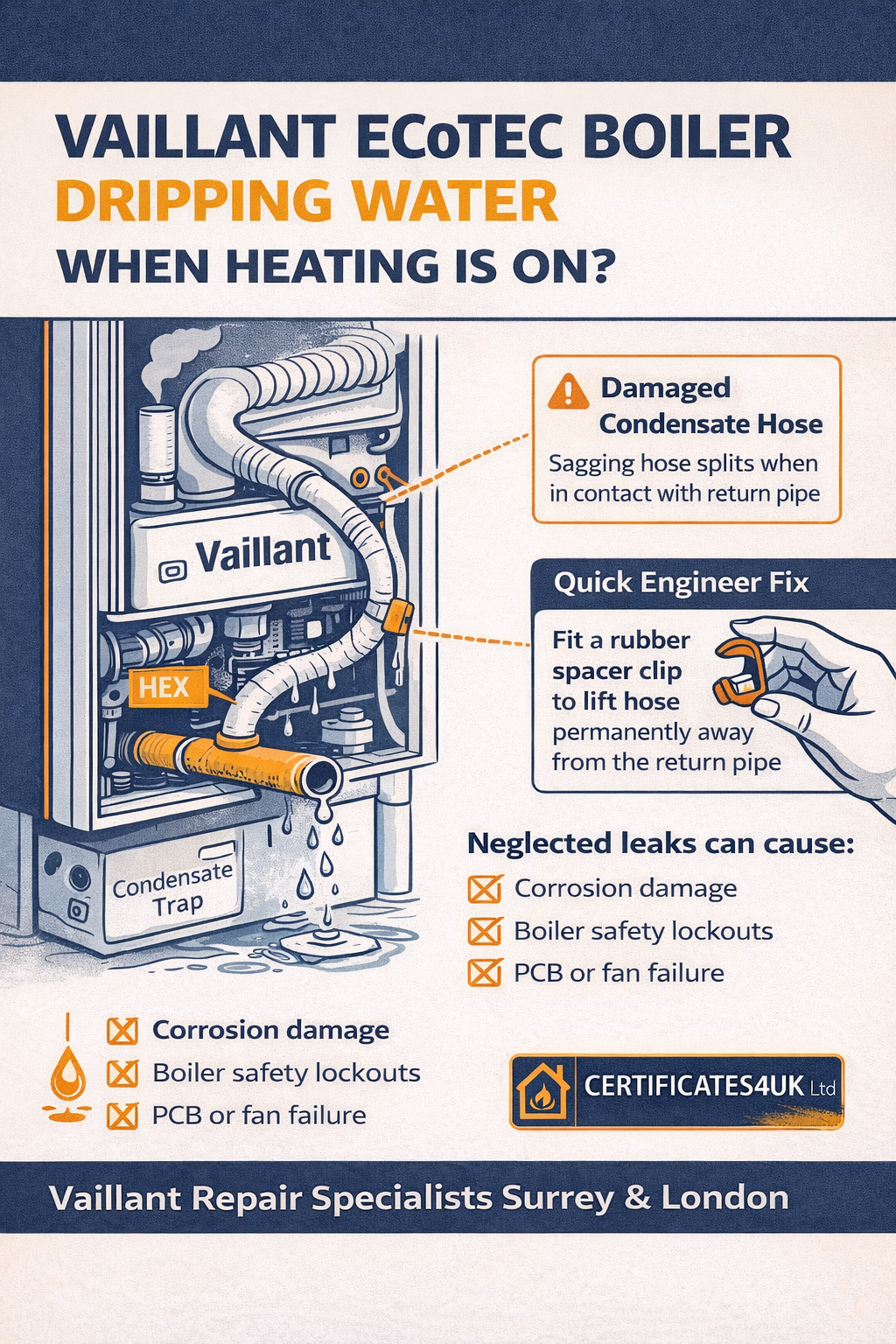 Vaillant EcoTEC Boiler Dripping Water | C4UK Guide